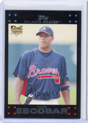 2007 Atlanta Braves Yunel Escobar Topps Updates & Highlights #UH172 | eBay