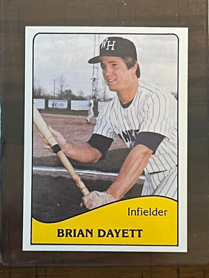 1979 TCMA Minor League #4 Brian Dayett RC Rookie Card West Haven ...