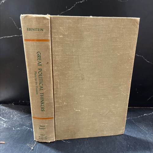 political philosophy in perspective book, by william ebenstein, 1962 ...