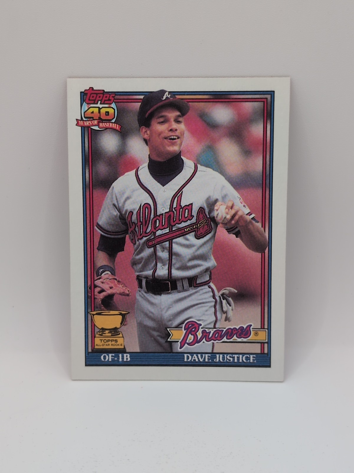 Dave Justice 1991 Topps #329 Base Price Guide - Sports Card Investor