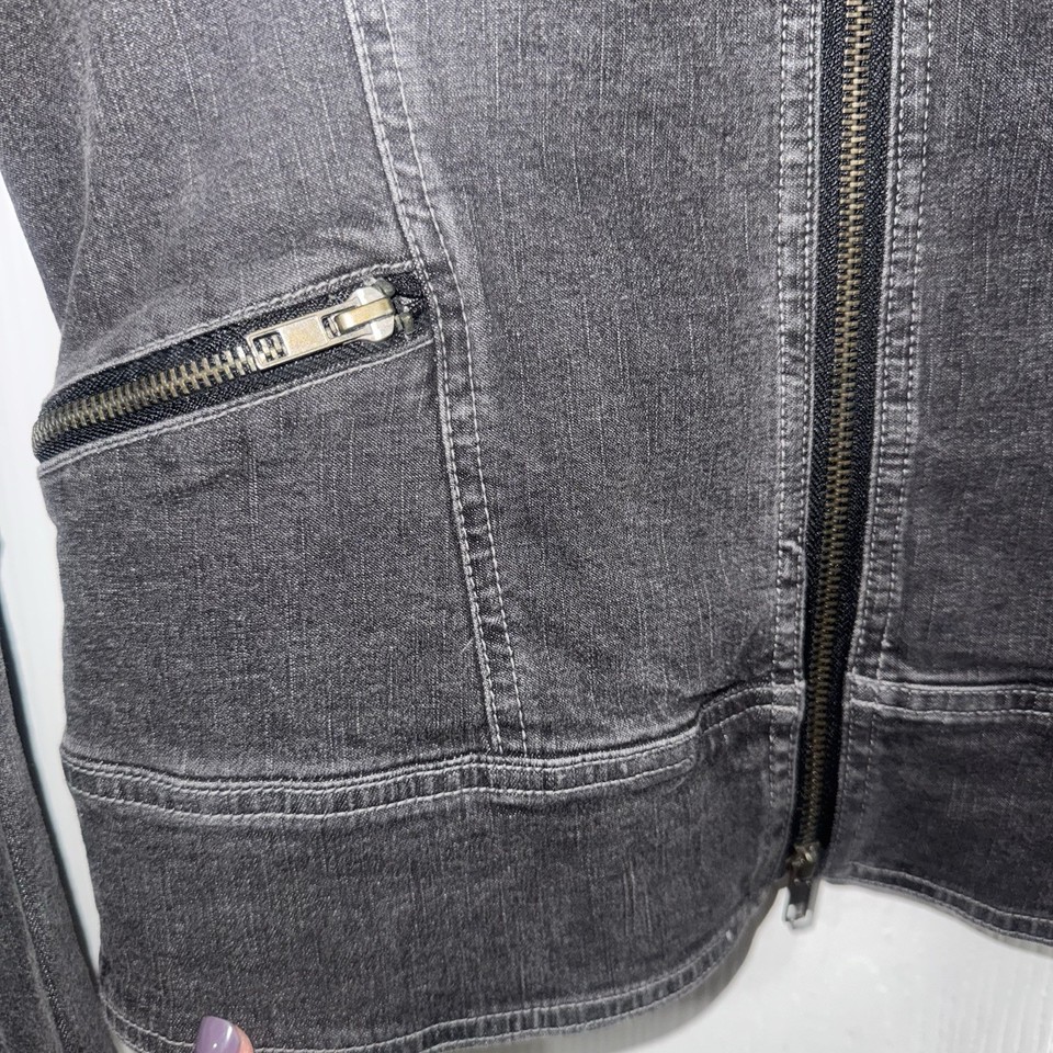 Fox Racing Denim Fitted Moto Women’s Jacket Black Size Medium | eBay