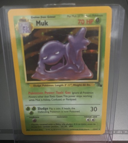 Muk 13/62 - Holo - Fossil Set - Near Mint - Pokemon TCG | eBay