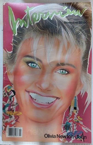 Andy Warhol's Interview Magazine OLIVIA NEWTON JOHN On Cover November ...