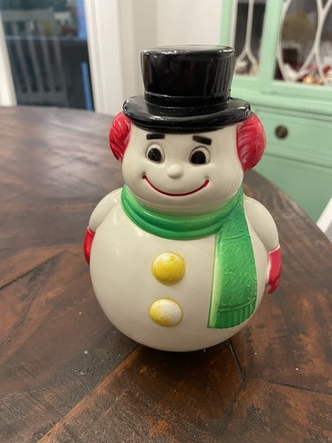 Vintage Roly Poly Snowman Musical Toy by Kiddie Products | eBay