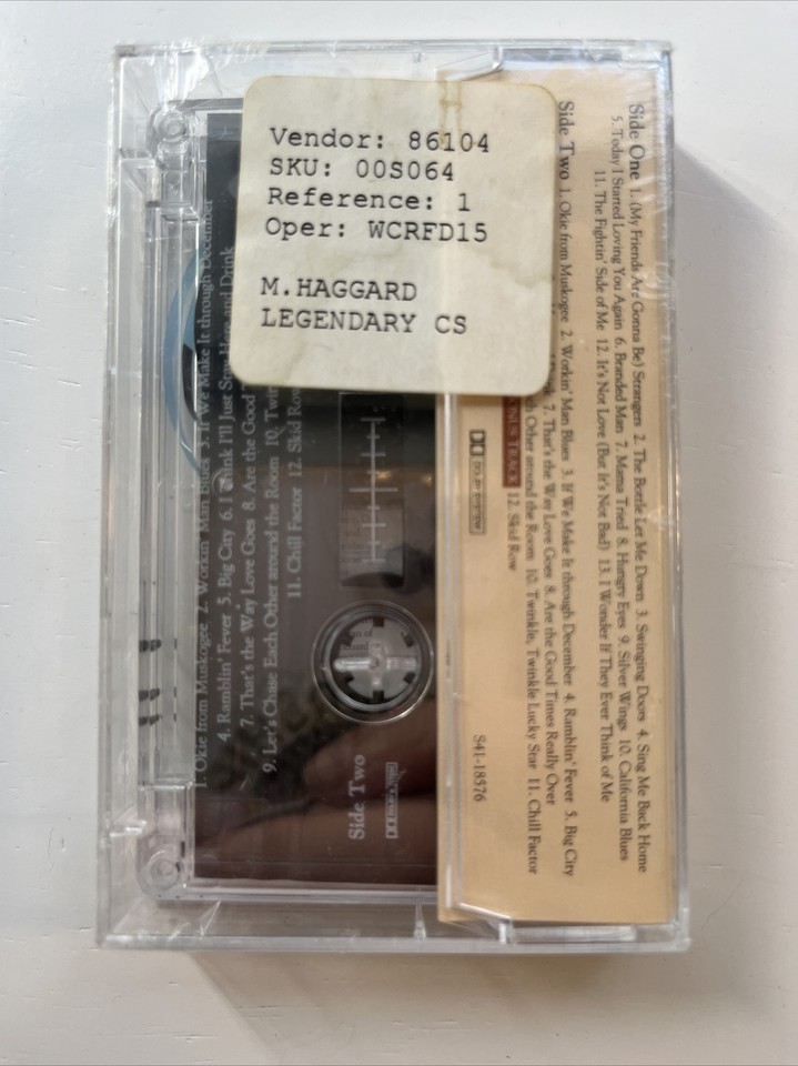 Merle Haggard Legendary Country Singer Time Life Music Cassette Tape ...