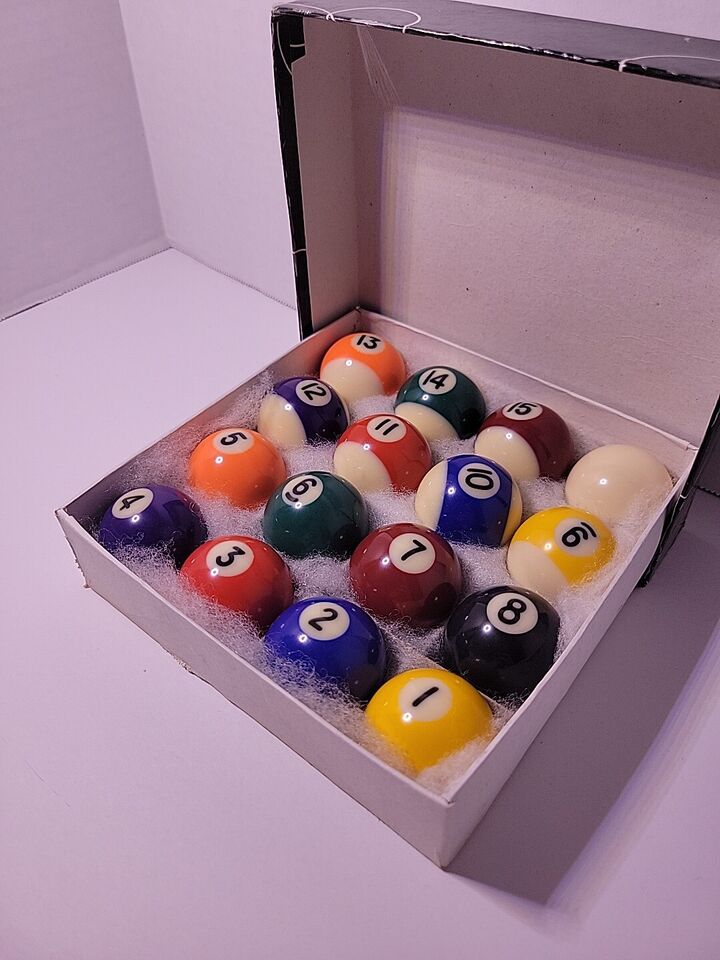 Mini Pool Table Balls Set Professional 25/32/38mm Small Billiard Balls ...