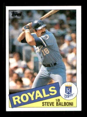 1985 Baseball 1985 Topps Steve Balboni Kansas City Royals #486 1 | eBay