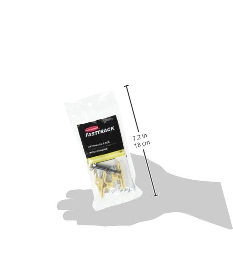Rubbermaid 1784975 Fasttrack/Fast track Hardware Pack | eBay