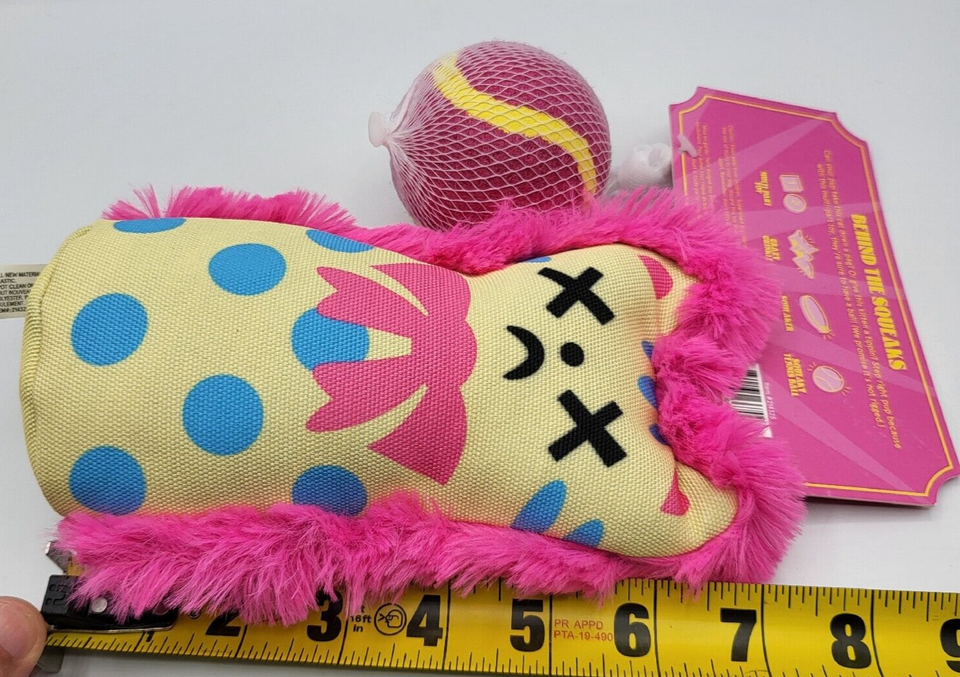 Bark Dog Toy PURRFECT PITCH BOWLING PIN MEDIUM 2023 Crinkle Squeaky ...