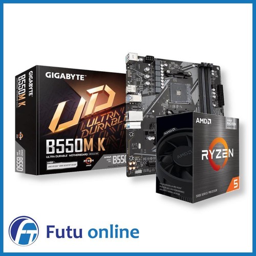 Bundle -- AMD Ryzen 5 5600GT CPU+Gigabyte B550M K AMD AM4 mATX ...