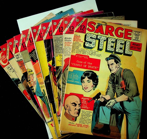 Sarge Steel Secret Agent 1-10 (Dec 1964-Oct 1967, Charlton) - 10 issues ...