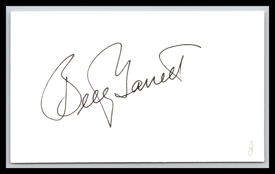 Betty Garrett - Actress - 3x5 Card - Signed / Autograph (d) | eBay