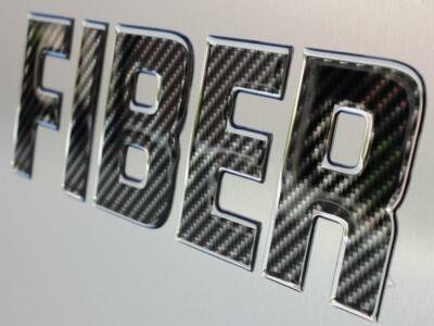Carbon Fiber Textured Domed Boat Registration Lettering | eBay