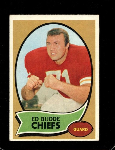 1970 TOPPS #77 ED BUDDE VGEX CHIEFS *X54081 | eBay