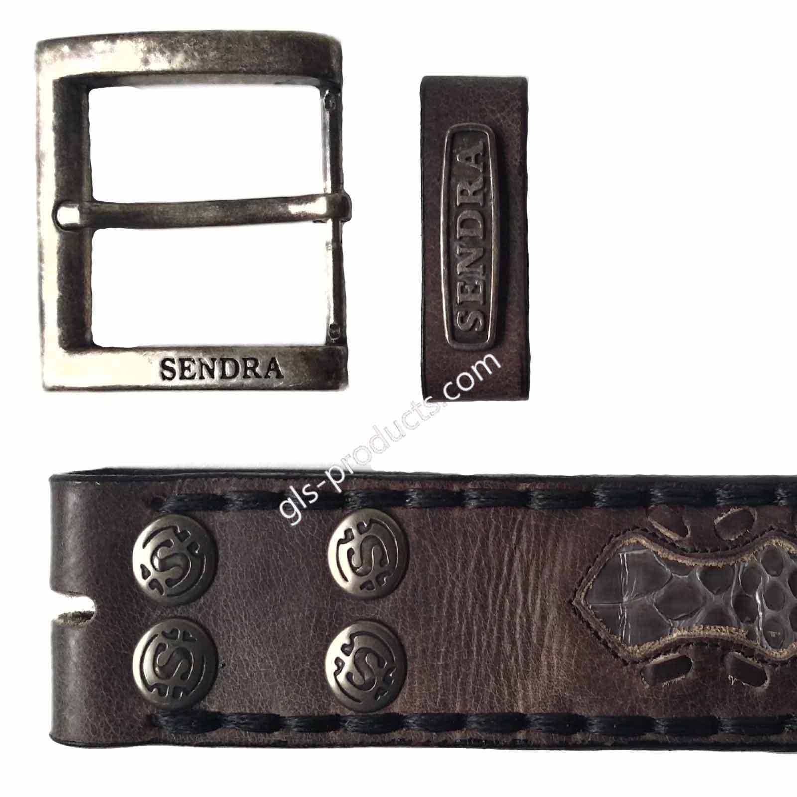 Sendra Leather Belt 8347 original Sendra Handgenäht Gürtel Leder echter ...