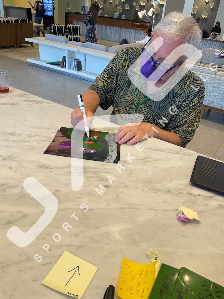 Barry Gordon signed inscribed 8x10 photo Teenage Mutant Ninja Turtles ...