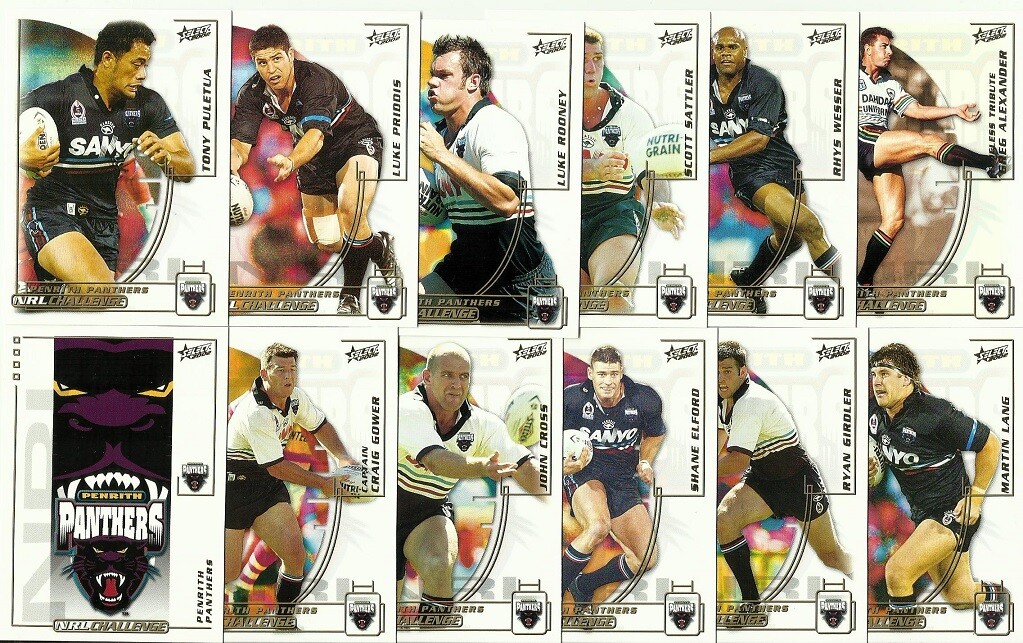 2002 NRL SELECT CHALLENGE PENRITH PANTHERS TEAM SET 12 CARDS RARE | eBay