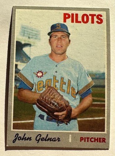 1970 Topps # 393 John Gelnar - Seattle Pilots- NM | eBay