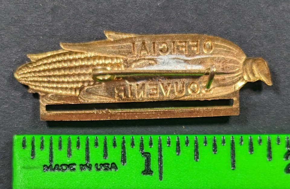 Vintage Dekalb Corn on the Cob Souvenir Farming Agriculture Pinback Pin ...