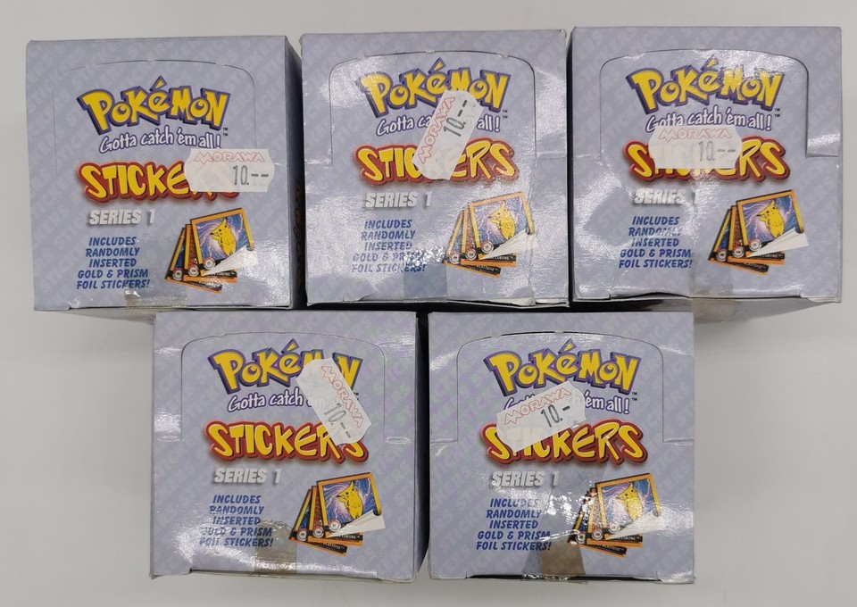 5X Pokemon Artbox Sticker Box Series 1 | eBay