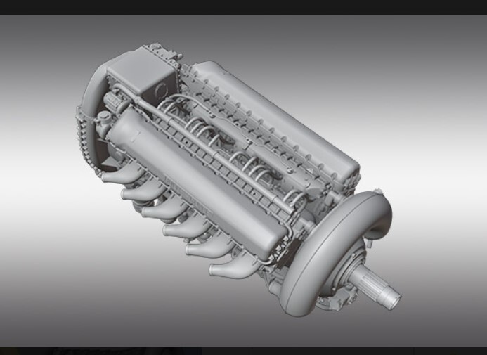 Print Scale PSR32011 Packard V-1650 Merlin - Aircraft Engine 1/32 | eBay