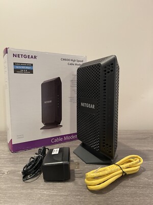 NETGEAR Cable Modem CM600 - Compatible With All Cable Providers DOCSIS ...
