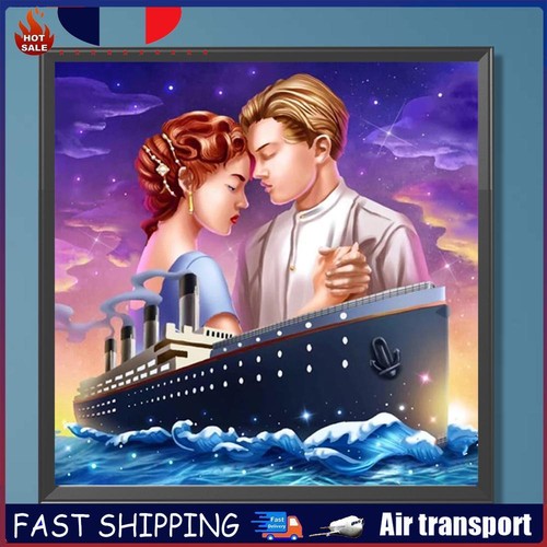 Paint By Numbers Kit DIY Titanic Hand Oil Art Picture Craft Home Decor ...