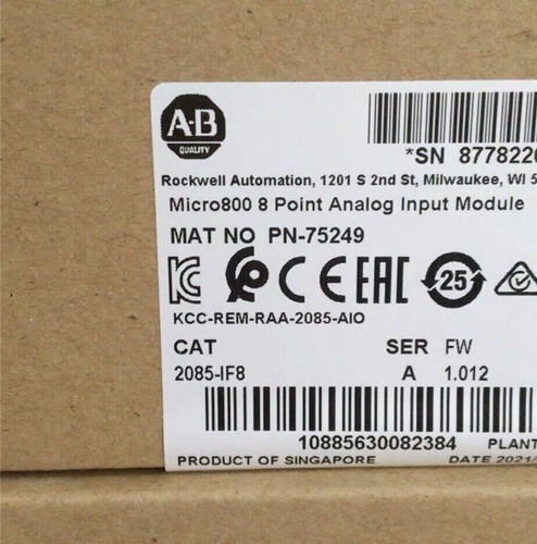 2085-IF8 Micro800 8 Point Analog Input Module AB 2085IF8 Sealed Fast ...