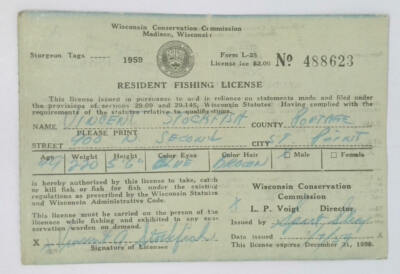 Licenses - Wisconsin Fishing