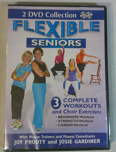 Flexible Seniors DVD 3 Complete Workouts and Chair Exercises 2 Disc Set ...