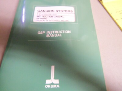 Okuma OSP-U100L OSP-U10L Gauging Systems Instruction Manual #167 | eBay