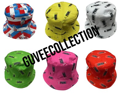 Reversible Prime Bottle Ice Pop Bucket Hat Rave Fisherman Summer Hats ...