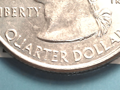 Georgia State Quarter 1999P Die Crack @ Collarbone Error | eBay