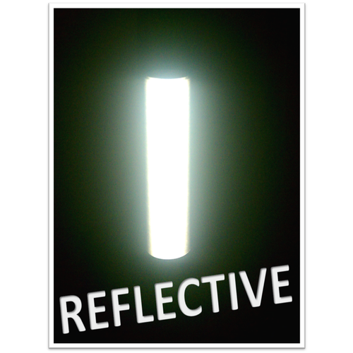 White NIKKALITE / 3M Engineer Grade Reflective Sheet / 9" Graphic Vinyl ...