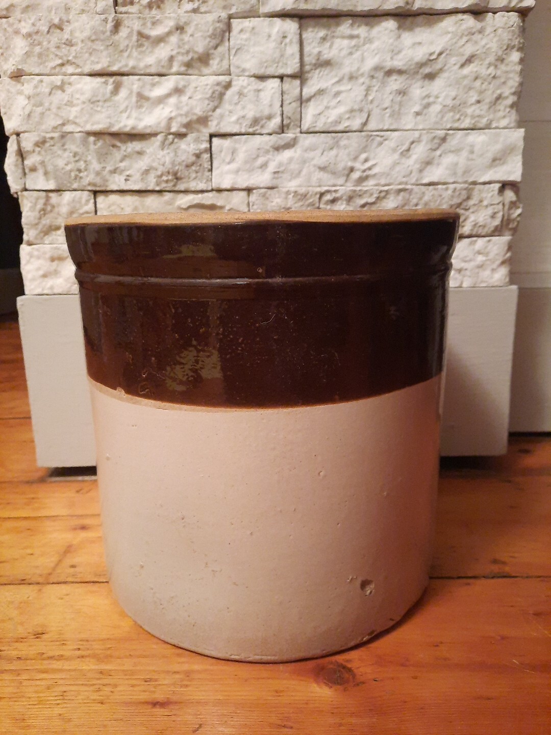 Antique 3 Gallon Two Toned Ransbottom Crock | eBay