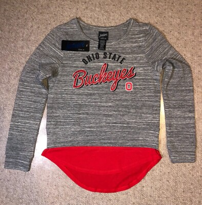 NWT Juniors by Gen 2 Ohio State Buckeyes Sparkle Women's Long Sleeve ...
