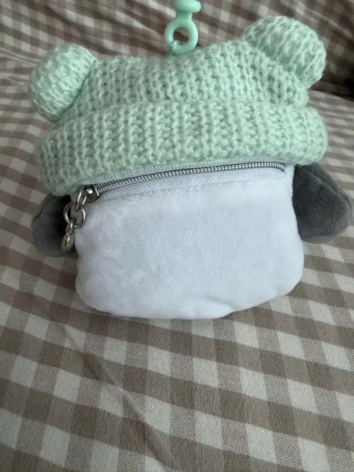 Pochaco fur hat pouch key ring unused item | eBay