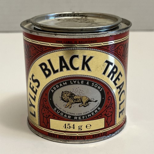 Lyle’s Black Treacle Empty Tin 454 g 3” x 3” England | eBay
