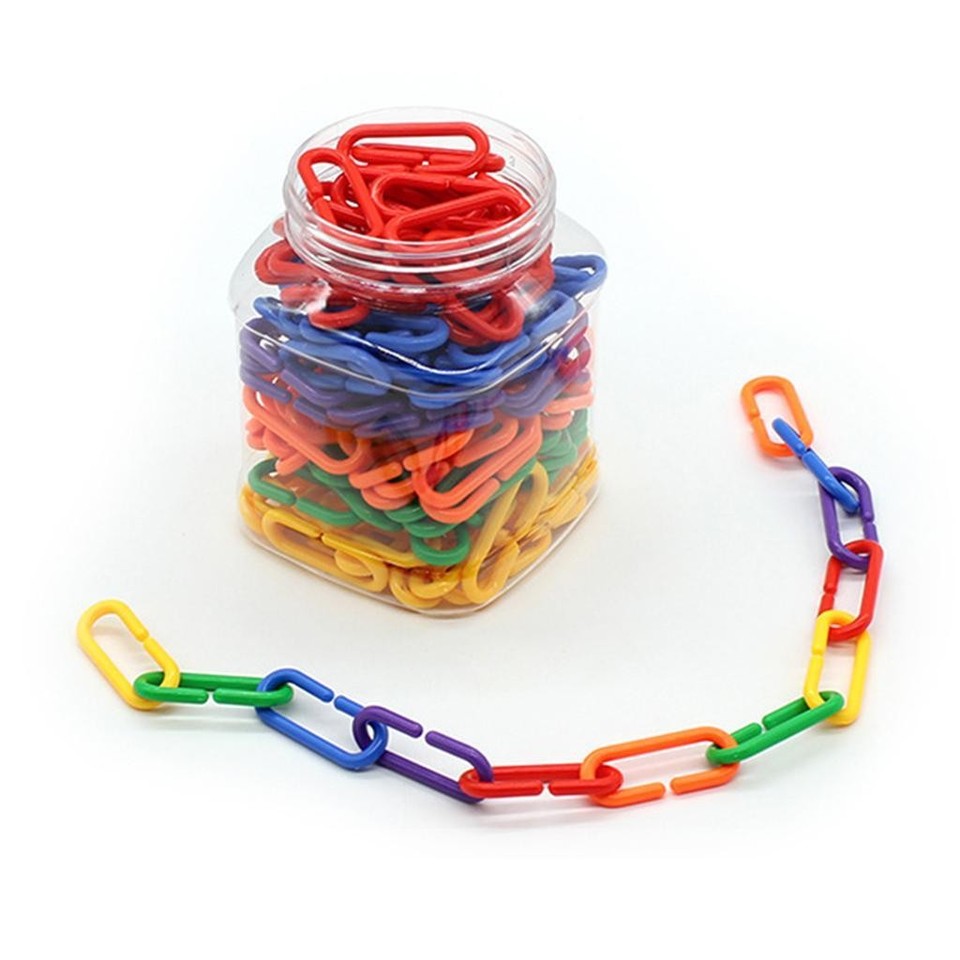 150 Stücke Schnalle Typ Bausteine Puzzle Kunststoff Clips Haken Kette ...