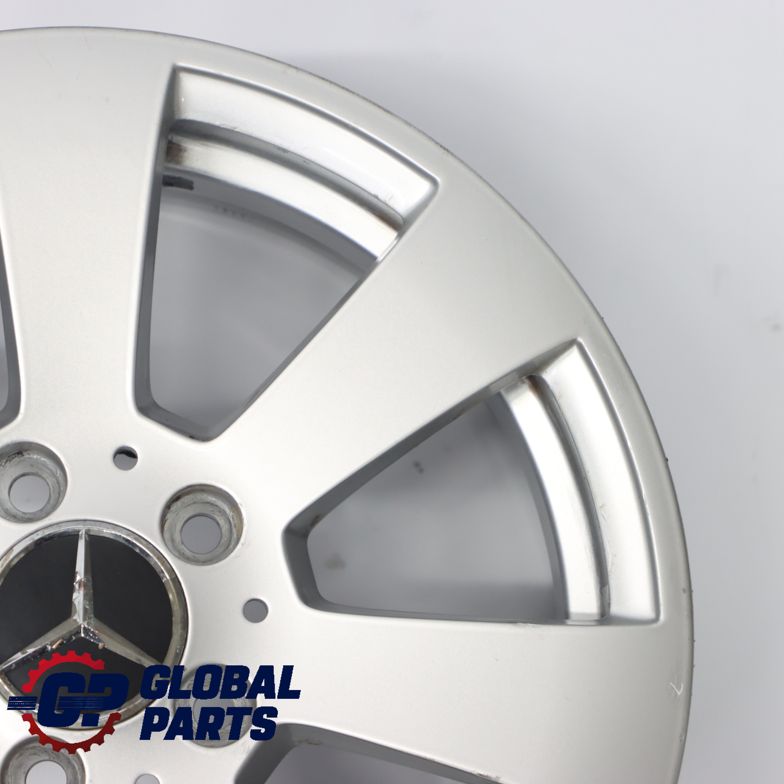 Mercedes W204 Silver Alloy Wheel Rim 7 Spoke 16" 6J ET:39 A2044011002 ...