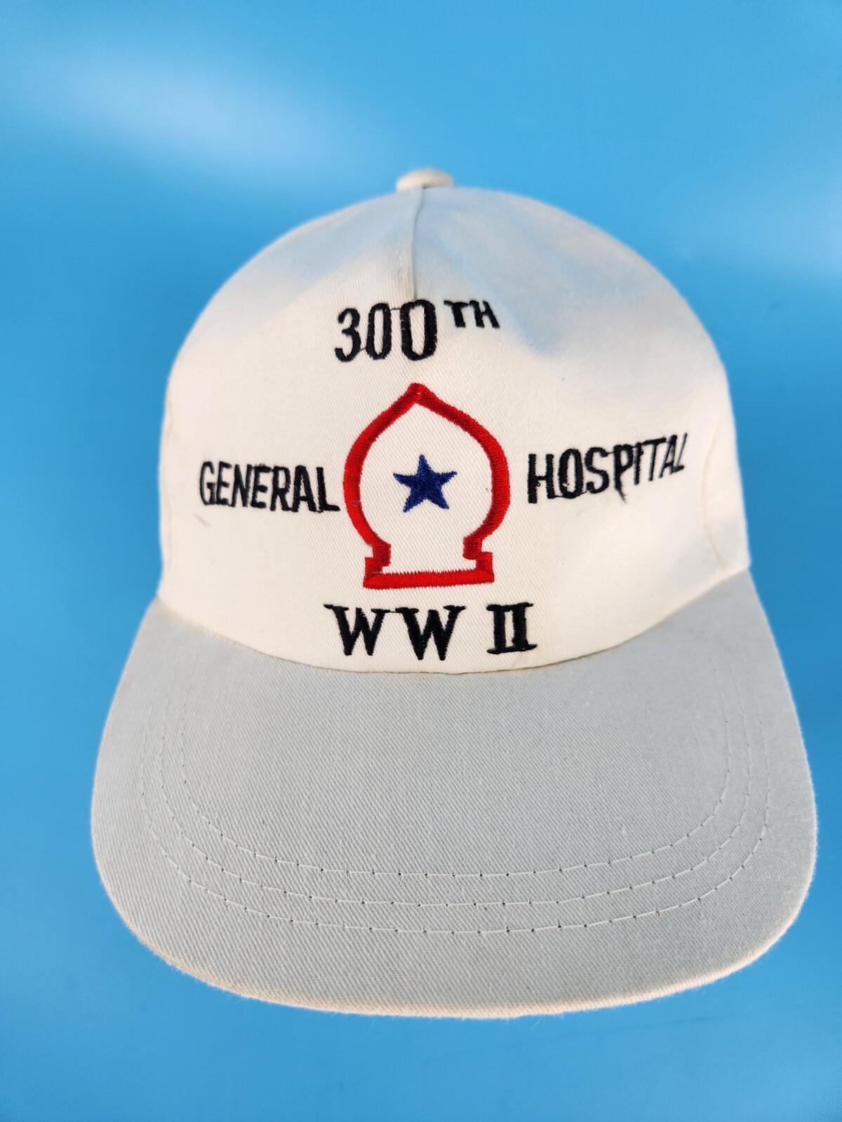 Vintage WWII Hat 300th General Hospital - Gem