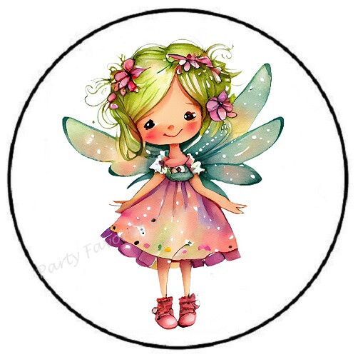 FAIRY GIRL ENVELOPE SEALS LABELS STICKERS PARTY FAVORS | eBay