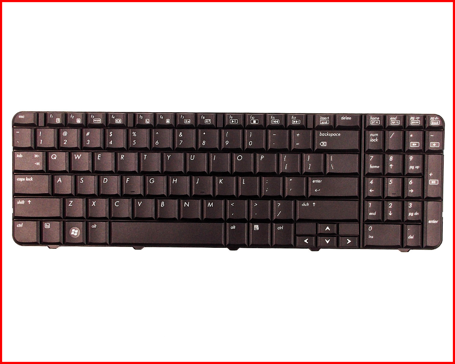 Laptop Keyboard For HP Compaq Presario CQ60-209AU CQ60-220EJ US Layout ...