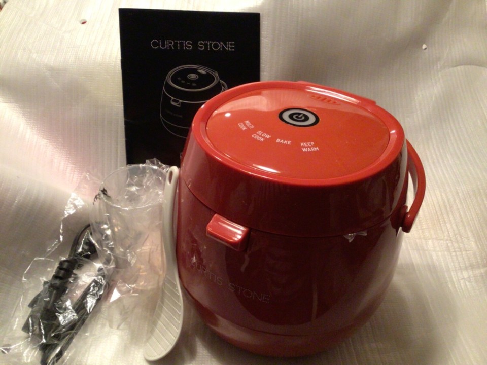Curtis Stone Dura-Pan Nonstick Mini Multi-Cooker RED Brand New in Box ...