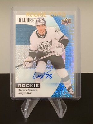 23-24 Allure Alex Laferriere Blue Line Rookie Auto /35 | eBay