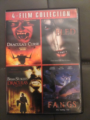 Draculas Curse/Bled/Bram Stokers Draculas Guest/Fangs (DVD, 2011, 4-Disc Set) 31398131687 | eBay