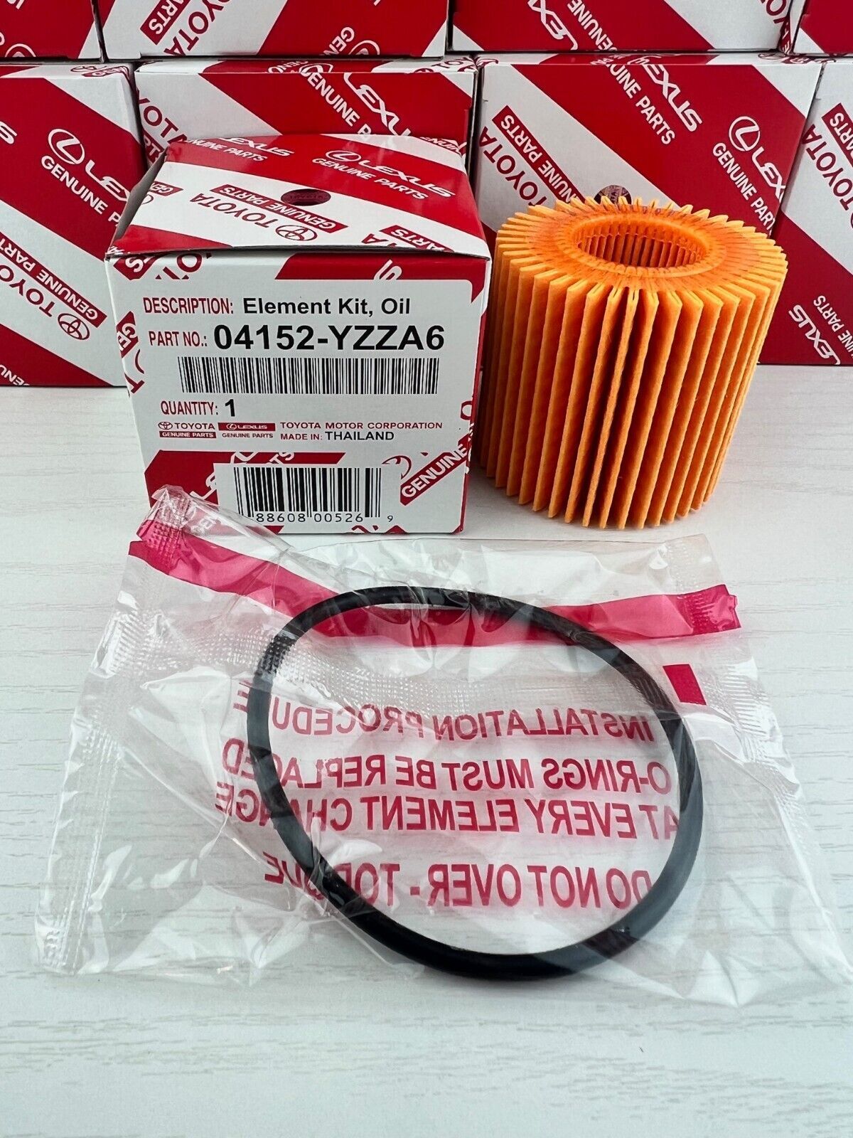 NEW SEALED PACKAGED OIL FILTER 04152-YZZA6 FITS TOYOTA COROLLA PRIUS ...