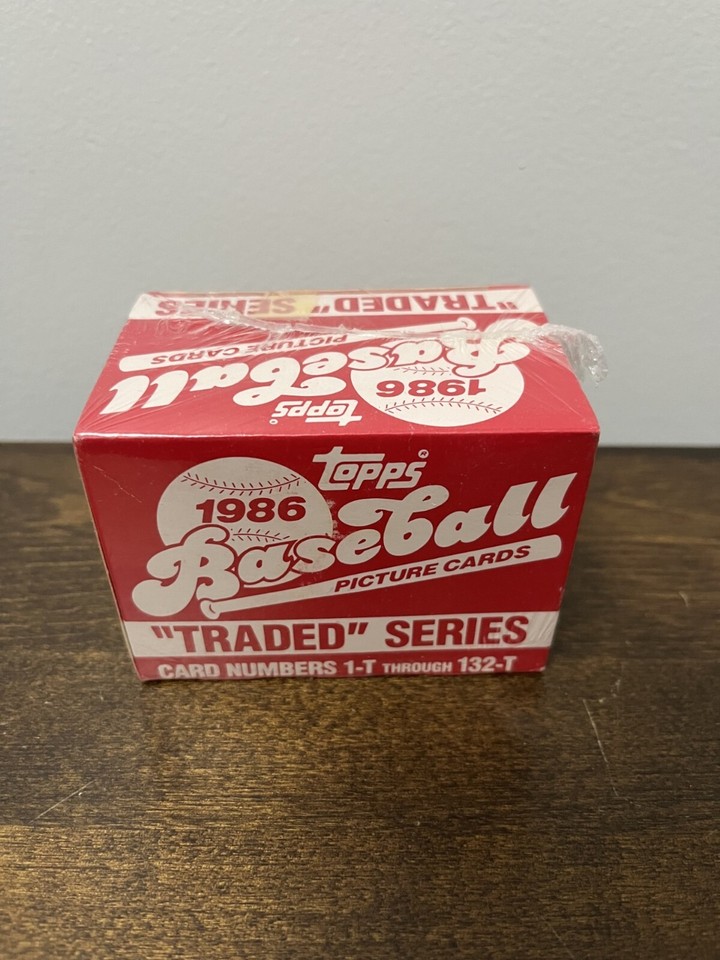 1986 Topps traded baseball factory set (sealed) Jackson,Bonds,Canseco ...