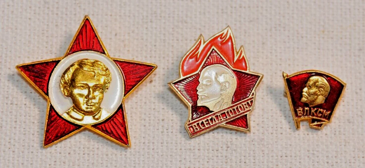 Soviet Red Star Badge