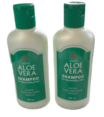 Avon Aloe Vera Shampoo For Normal/dry Hair X 2 Bottles,Avon Custom Hair ...